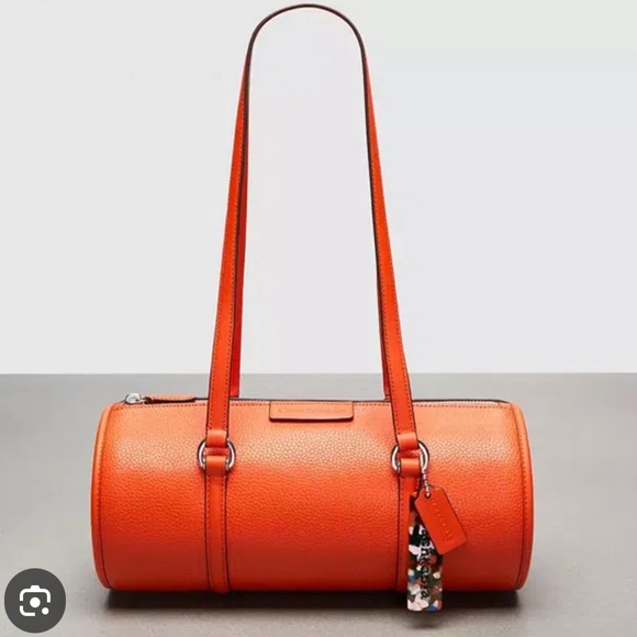 Coach | Bags | Coach Barrel Bag From The Coachtopia Line In Sun Orange ...